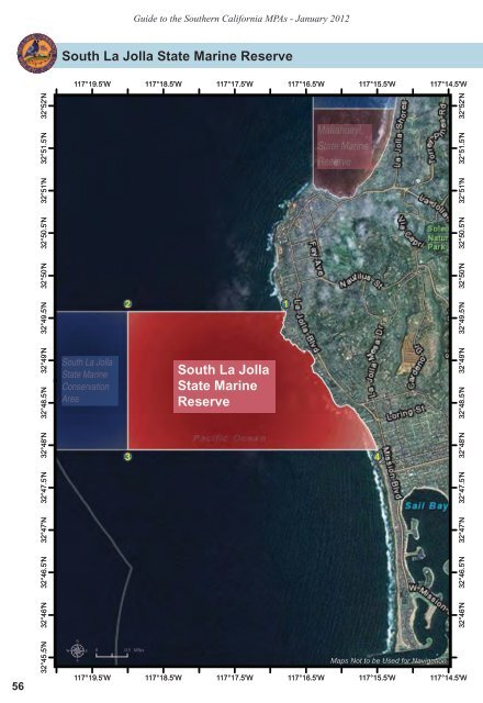 Map of South La Jolla SMR - California MPA Educational Resources