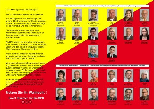 Nutzen Sie Ihr Wahlrecht