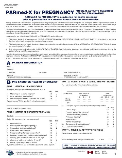 Physical Activity Readine