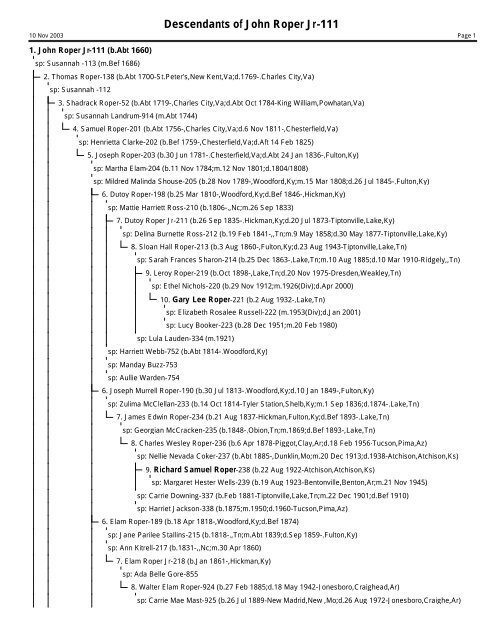 Descendants of John Roper Jr-111