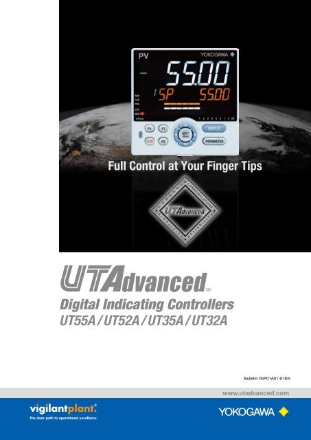 Digital Indicating Controllers UT55A / UT52A / UT35A / UT32A
