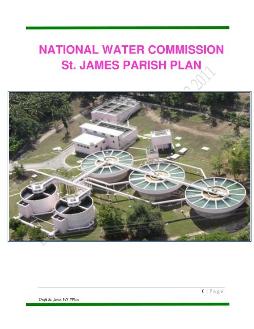 NATIONAL WATER COMMISSION St JAMES PARISH PLAN