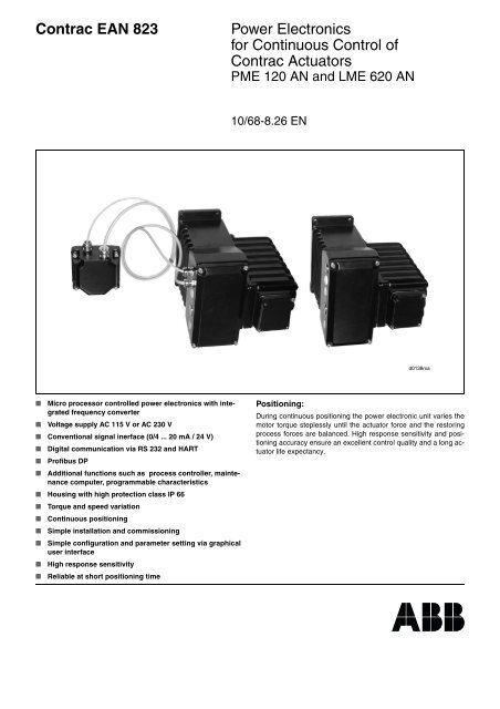 integrated maintenance positioning actuator