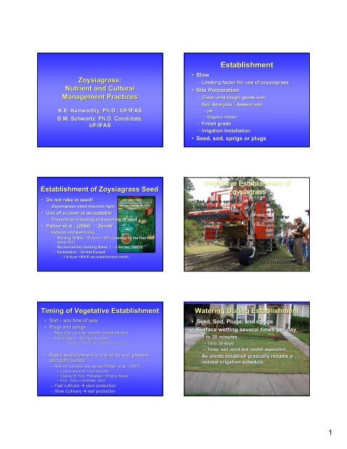 Scalping – removing the growing point - The Turf Grass Group