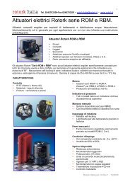 rotork Italia Attuatori elettrici Rotork serie AWT