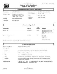 MSDS HOCUT 795-B - QTS - Quality Tools & Services, Inc.
