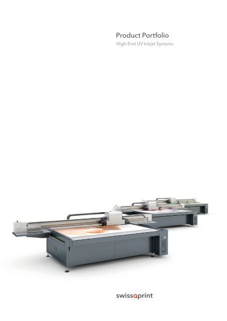 Large format flatbed printers by swissQprint at a glance
