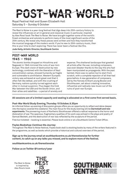 post-war world 1945 — 1960