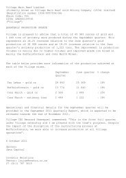 Murchison Mine CPR - Village Main Reef