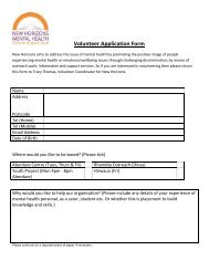 Volunteer Application Form