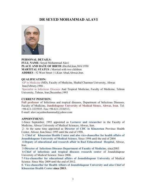 Dr Seyed Mohammad Alavi
