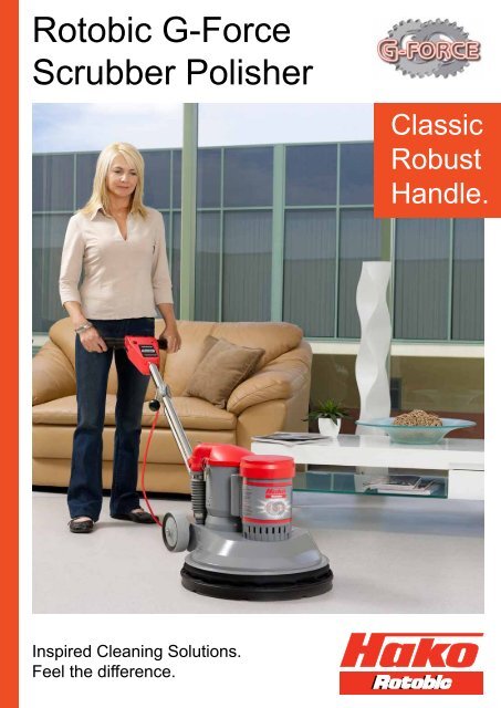 Rotobic G-Force Scrubber Polisher