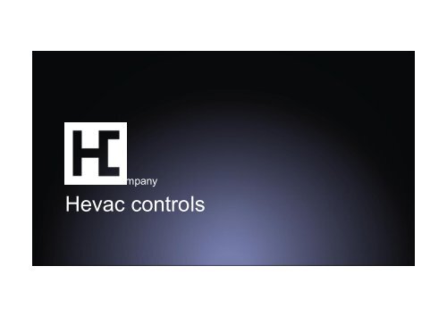 Hevac controls