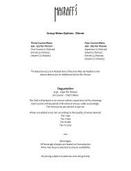 Degustation Menu *Sample menu* - Peppers