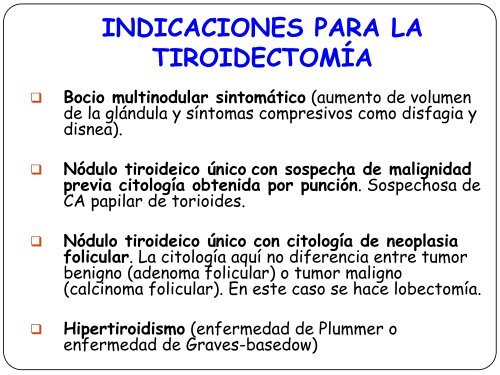 INDICACIONES PARA