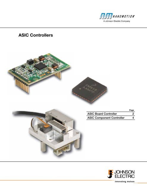 ASIC Controllers - Johnson Electric