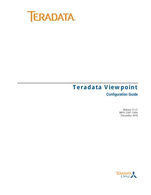 Teradata Viewpoint