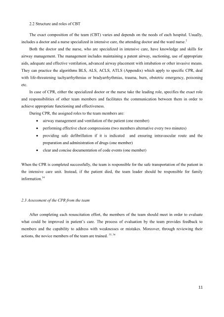 Table 1. Medical Emergenc