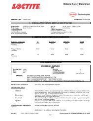 MATERIAL SAFETY DATA SHEET