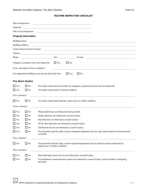 Fire Alarm Routine Checklist.pdf Fire Alarm Routine Checklist.pdf