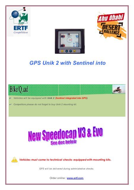 GPS Unik 2 with Sentinel into
