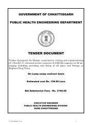 TENDER DOCUMENT