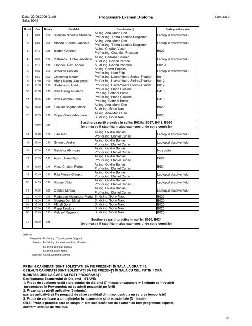 Programare Examen Diploma