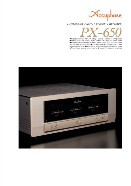 PX-650 - Accuphase