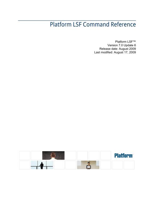 Platform LSF Command Reference