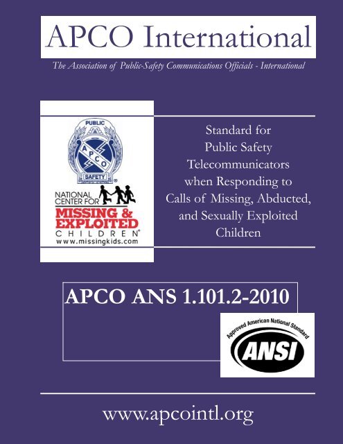 Standard for Calltakers when Handling Calls - National Center for ...