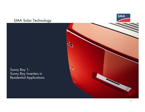 SMA Solar Technology