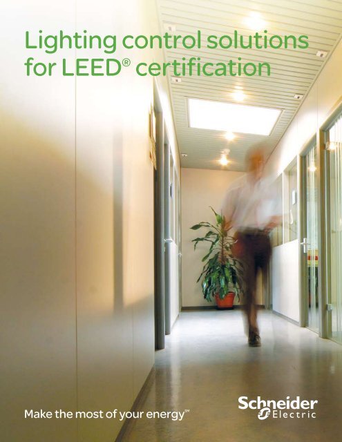 Lighting control solutions for LEED certification