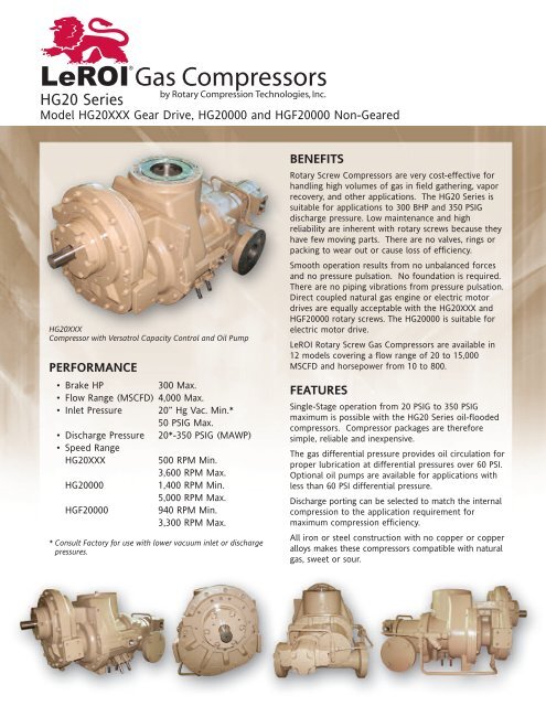 LeROI Gas Compressors