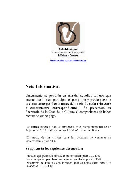 Nota Informativa