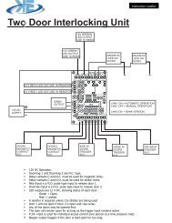 Two Door Interlocking Unit