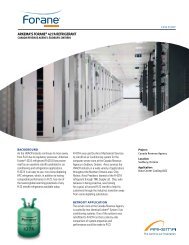 ARKEMA’S FORANE 427A REFRIGERANT background