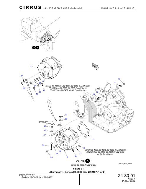 Cirrus Sr22 Parts Catalog - Catalog Library