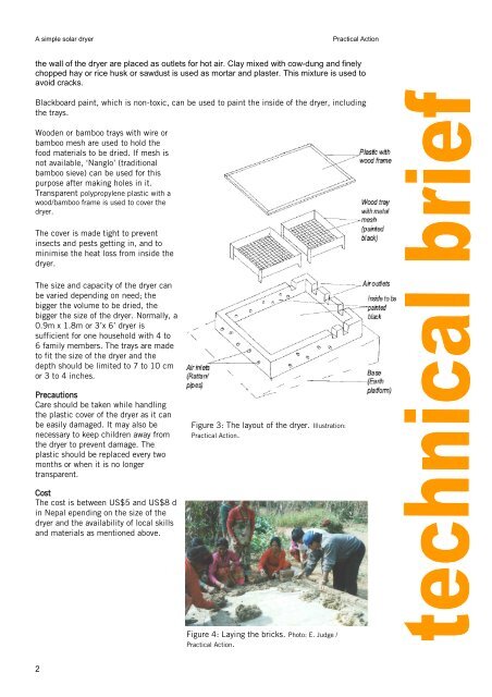 A simple solar dryer Prac