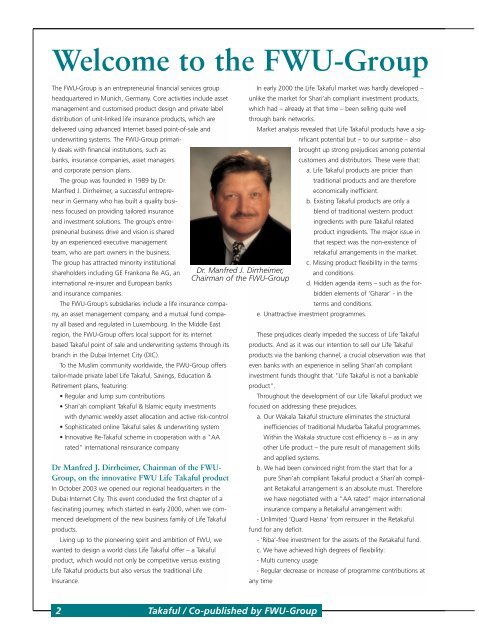 Welcome to the FWU-Group