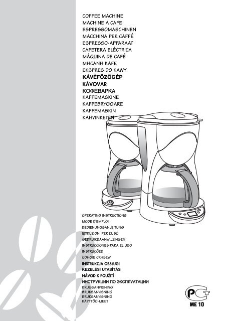 Delonghi ICM 2 / ICM 4 - Multi lingua - De'Longhi - ICM 2 / ICM 4 ...