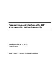 MICROCONTROLLER INTERFACING CIRCUITS