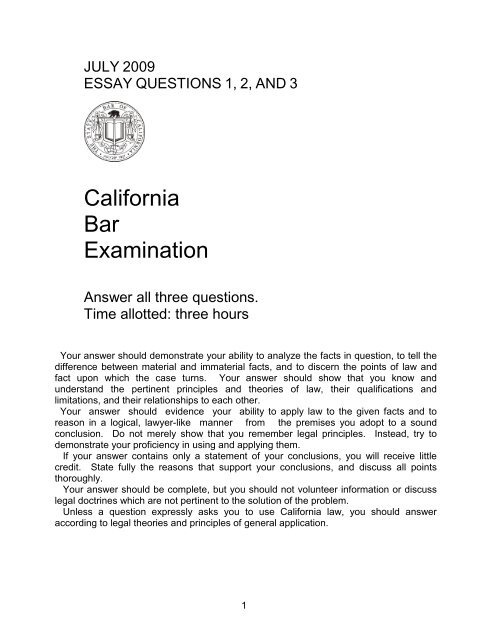 California Bar Examination