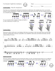 Dotted Eighth - Sixteenth Notes - SLP Bands