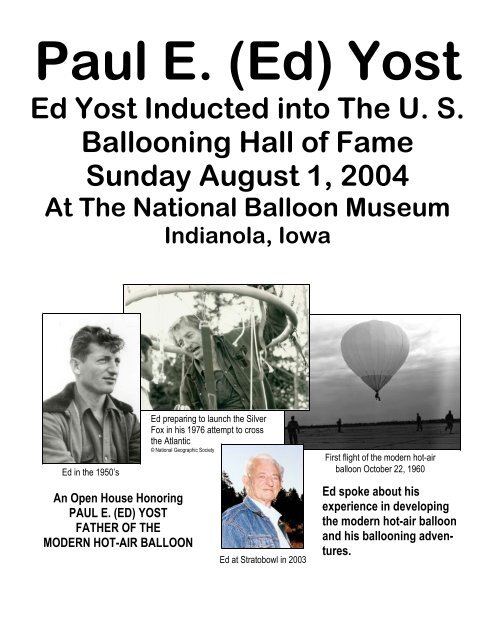 Paul E (Ed) Yost