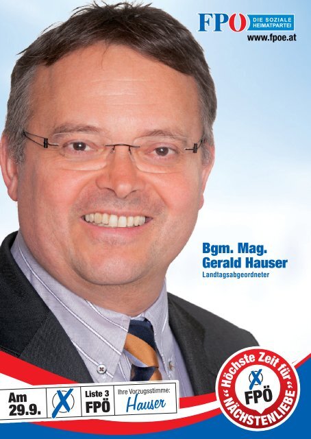 Bgm Mag Gerald Hauser