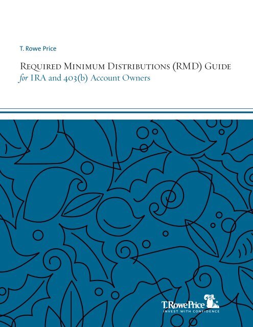 Required Minimum Distributions (RMD) Guide