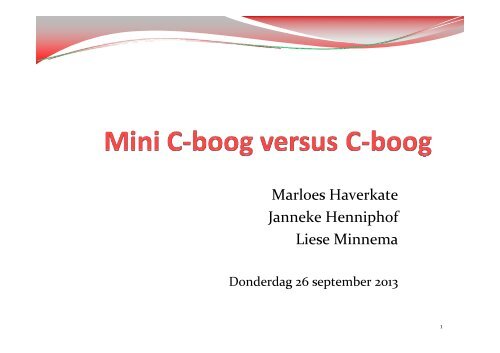 Marloes Haverkate Janneke Henniphof Liese Minnema