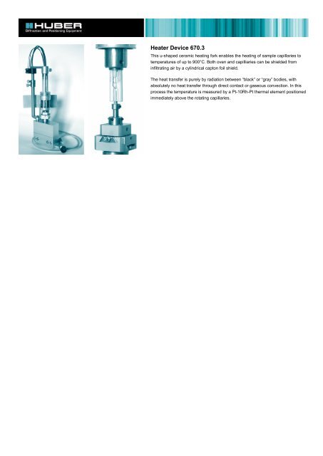 Heater Device 670.3 This