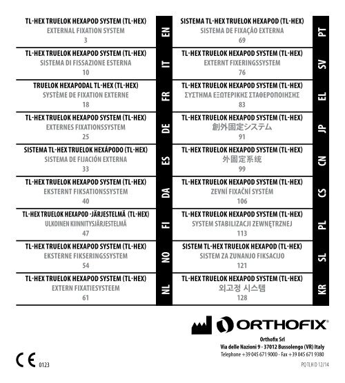 TL-HEX TRUELOK HEXAPOD SYSTEM - Orthofix ABS