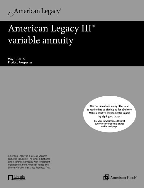 American Legacy III® variable annuity